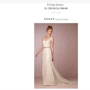 Va et Vien for BHLDN | Dresses | Bhldn Wedding Elisha Dress Gown Va Et ...